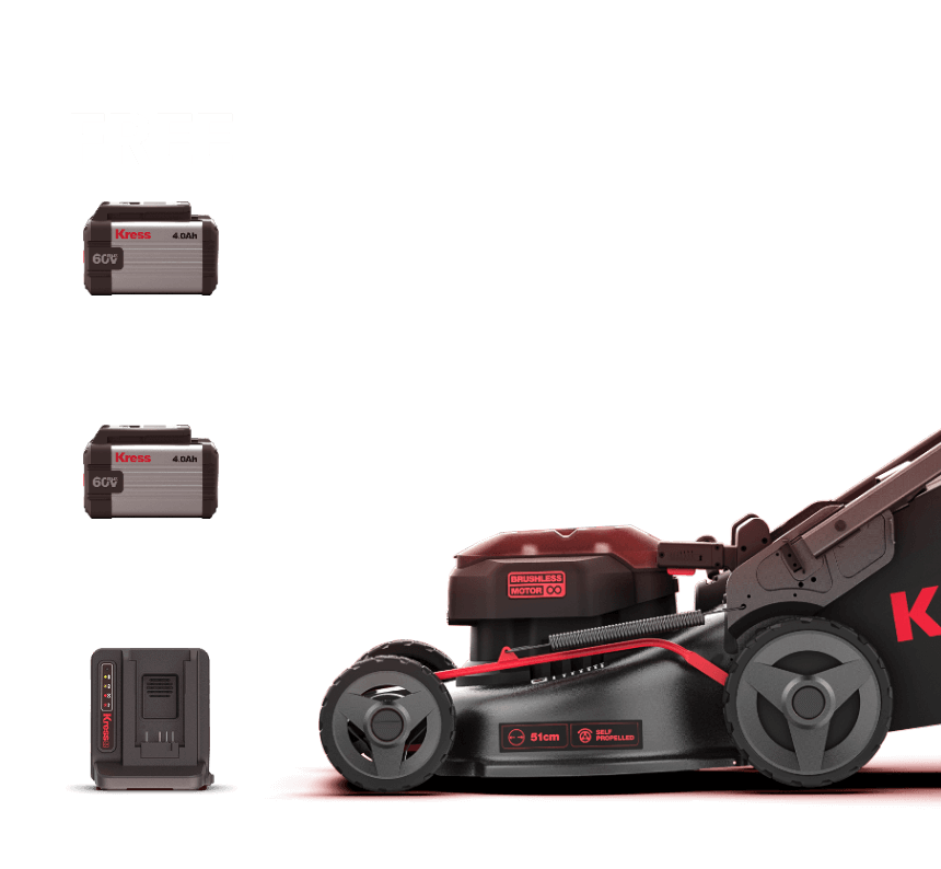 Home - KRESS Robotic mower and professional garden tools